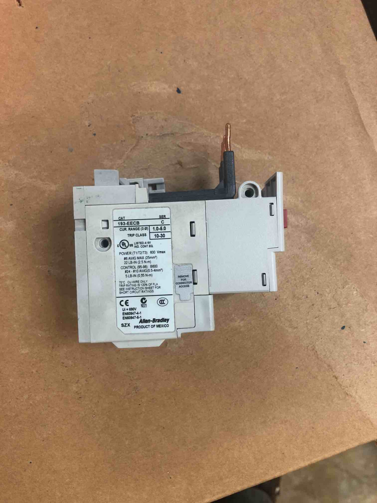 Allen-Bradley 193-EECB Overload Relay