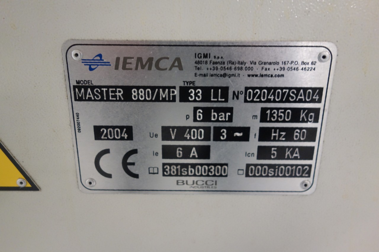 2004 IEMCA Master 880MP-E Automatic bar feeder For Sale | Aucto