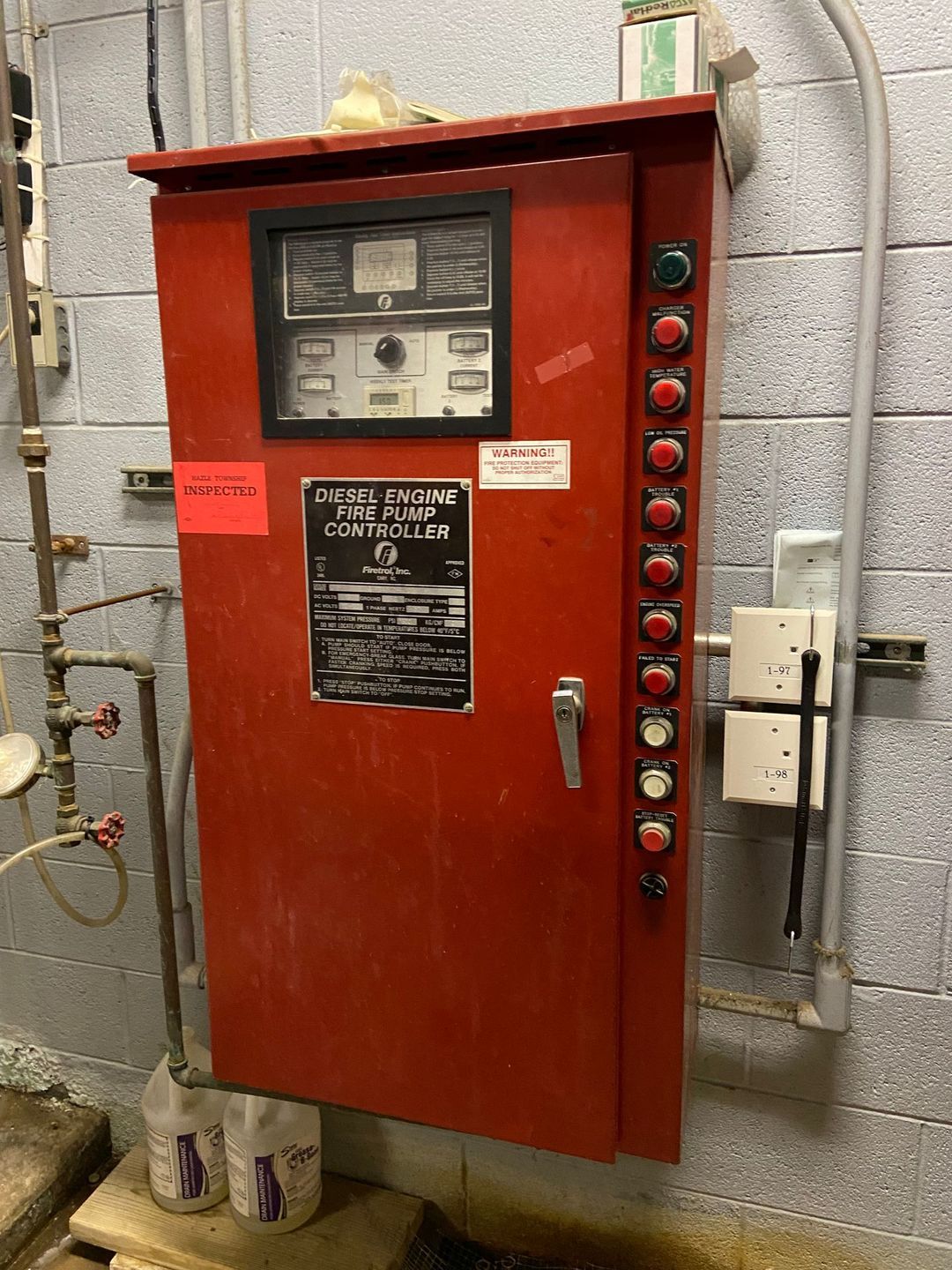 1995 CUMMINS 359 CID 5.9L SERIES 403 DIESEL ENGINE FIRE PUMP SYSTEM