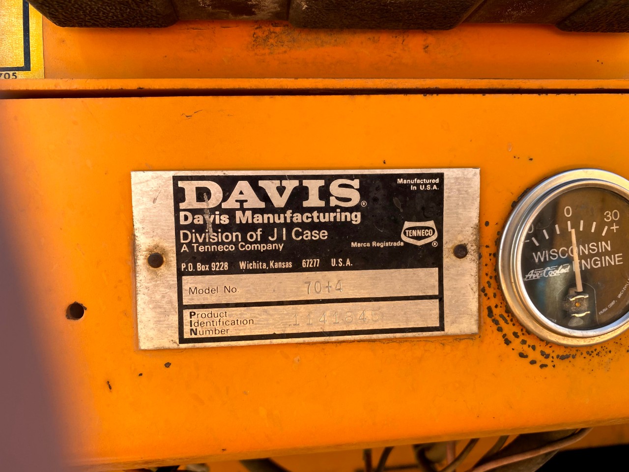 1980 Case Davis 70+4 Backhoe Trencher For Sale | Aucto