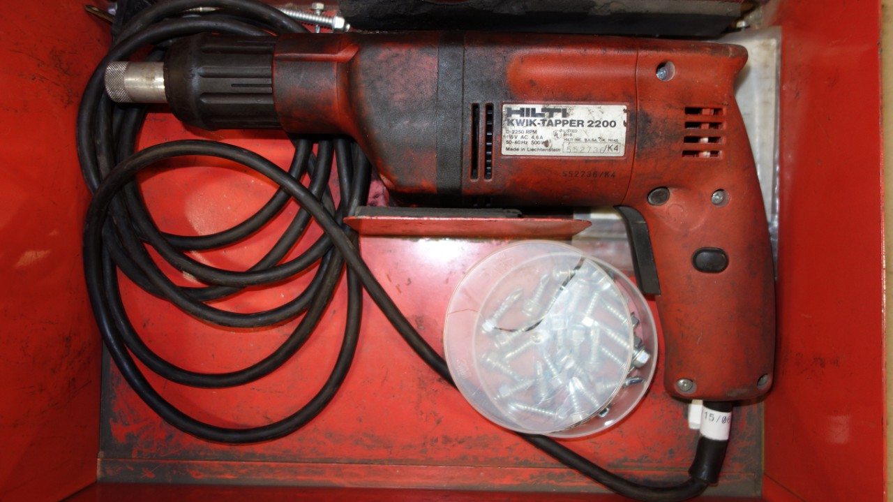 HILTI KWIK-TAPPER 2200 CORDED DRIVER TAPPER DRILL For Sale | Aucto