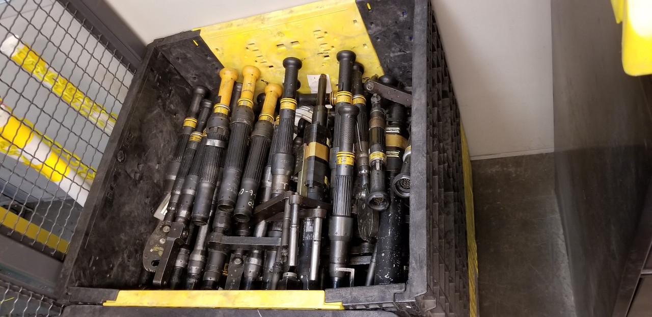 Lot of Electric Atlas Copco Tools