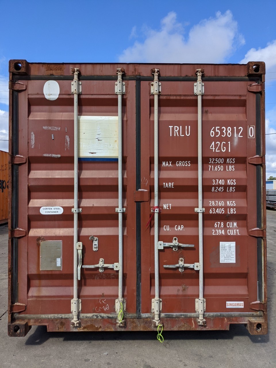 TAL 40FT STANDARD CUBE SHIPPING CONTAINER For Sale | Aucto