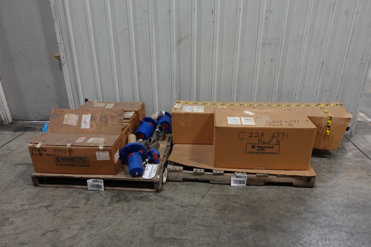 2 PALLETS OF MAGNETROL INSTRUMENTATION