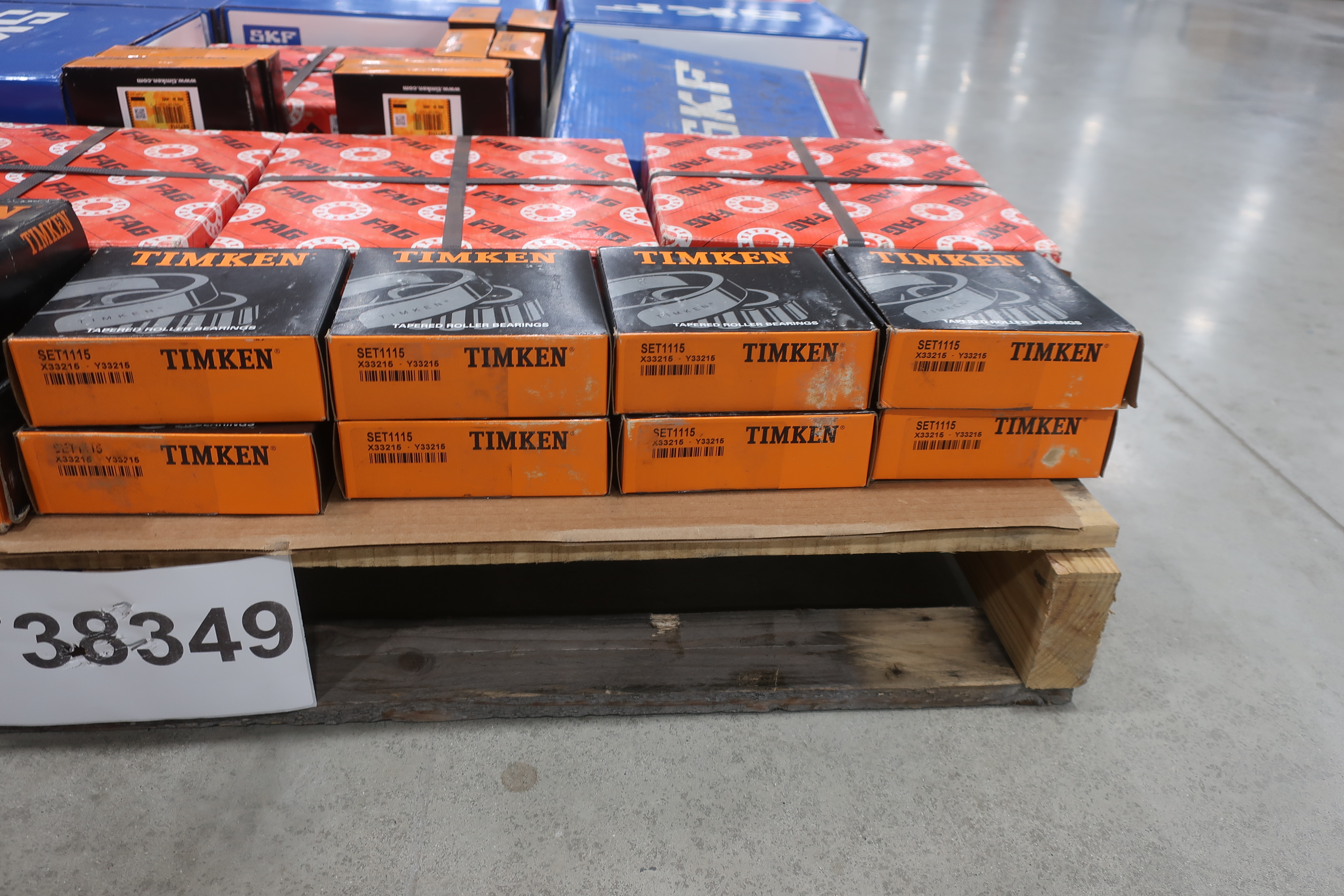 SKU 1738349 - PALLET OF ASSORTED ROLLER BEARINGS, SKF, FAG, TIMKEN For ...
