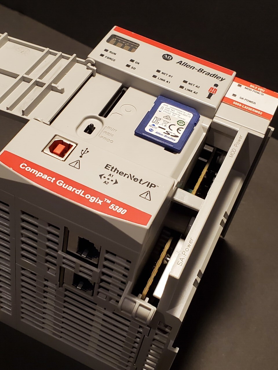 Allen Bradley Compact GuardLogix 5380 Processor 5069-L320ERMS2