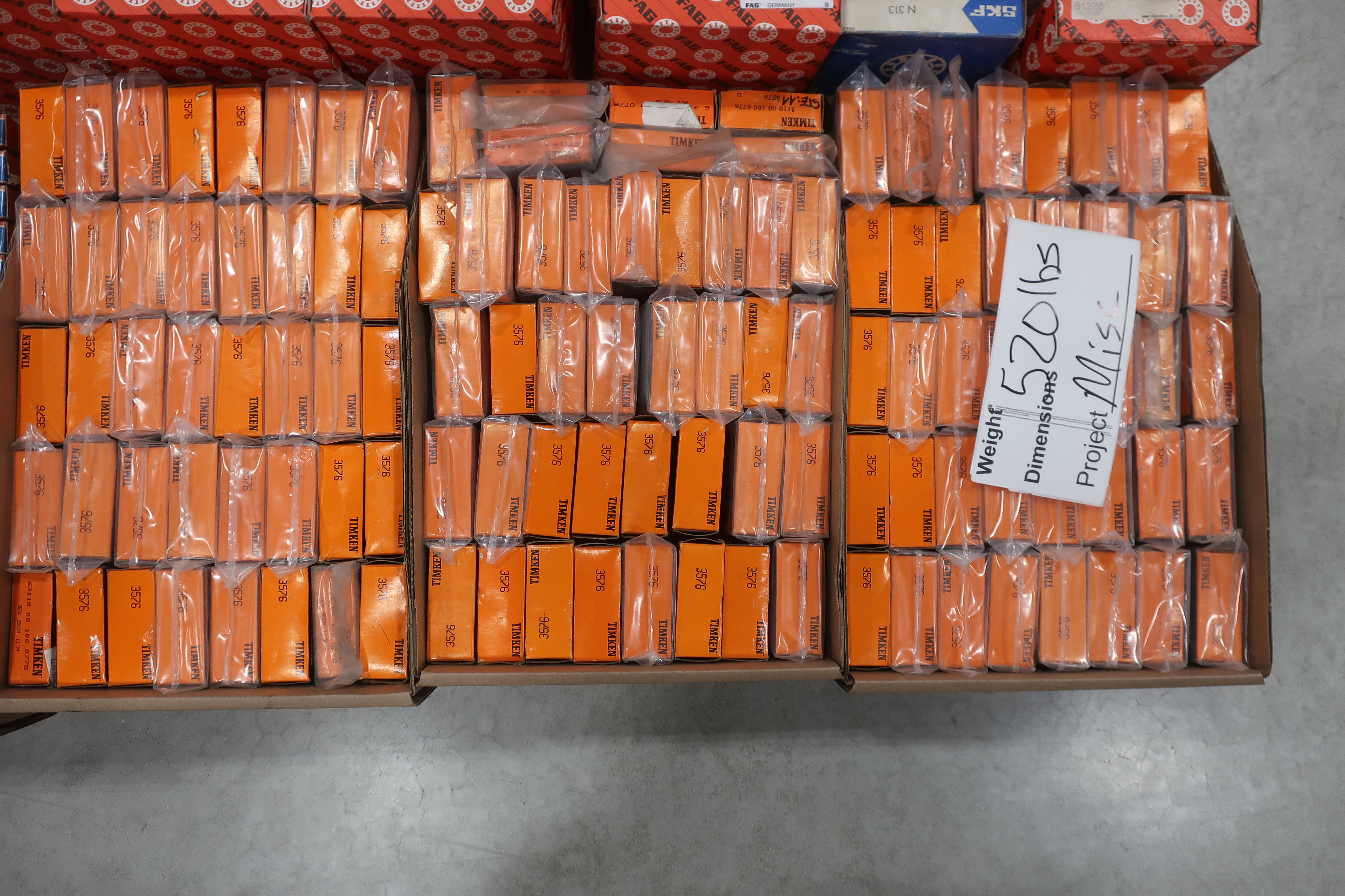 SKU 1739236 - PALLET OF ASSORTED BEARINGS, TIMKEN, INA, FAG, NTN, SKF ...