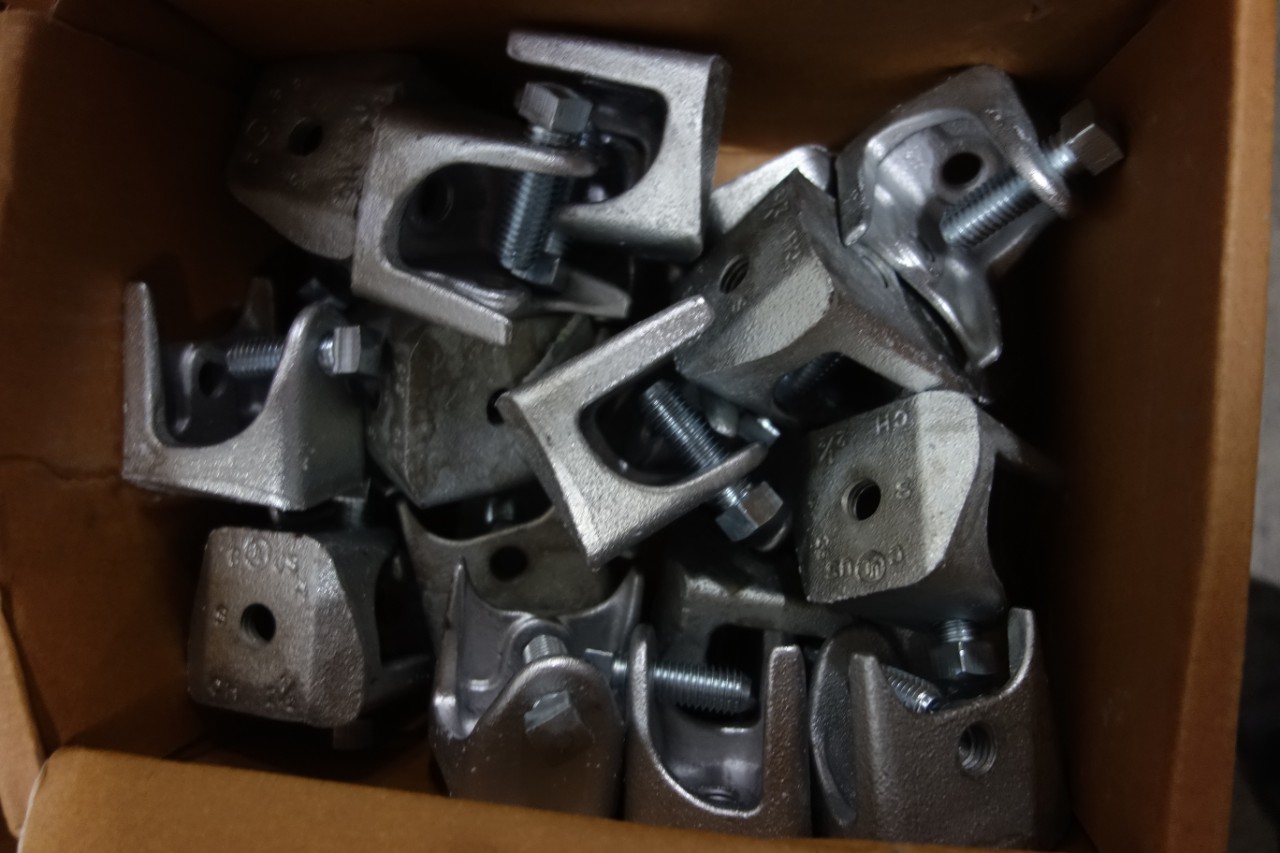 LOT OF EATON CONDUIT BEAM CLAMPS
