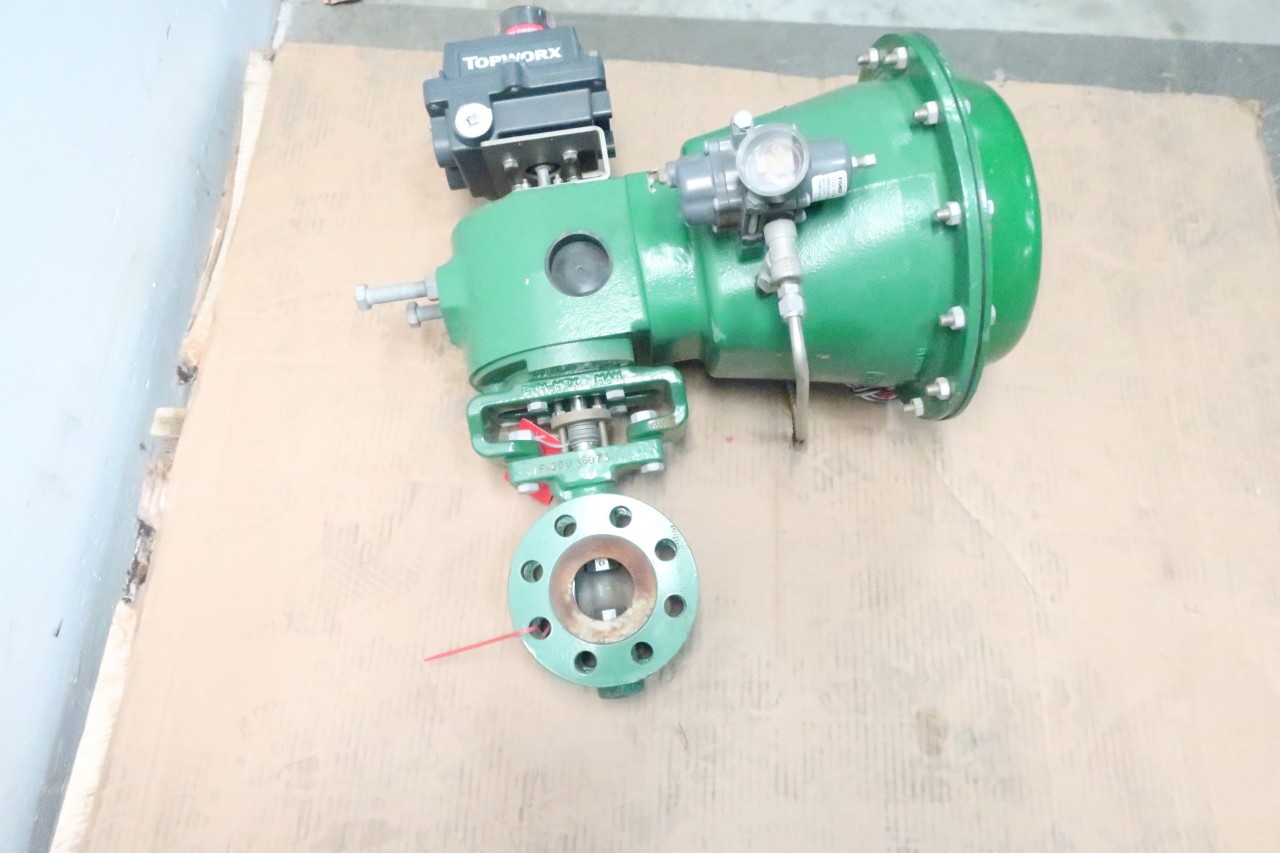 FISHER TYPE V300 PNEUMATIC 2052 300 STEEL FLANGED 2IN CONTROL VALVE