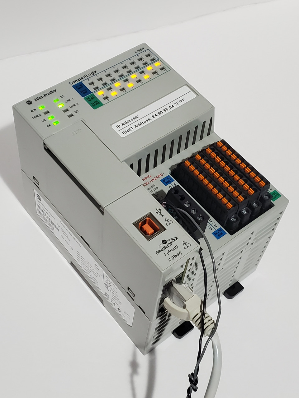 Allen Bradley CompactLogix 1769-L16ER-BB1B For Sale | Aucto
