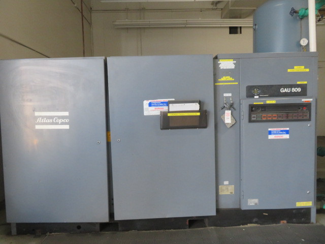 Atlas Copco Air Compressor, GAU 809 Air Compressor For Sale | Aucto