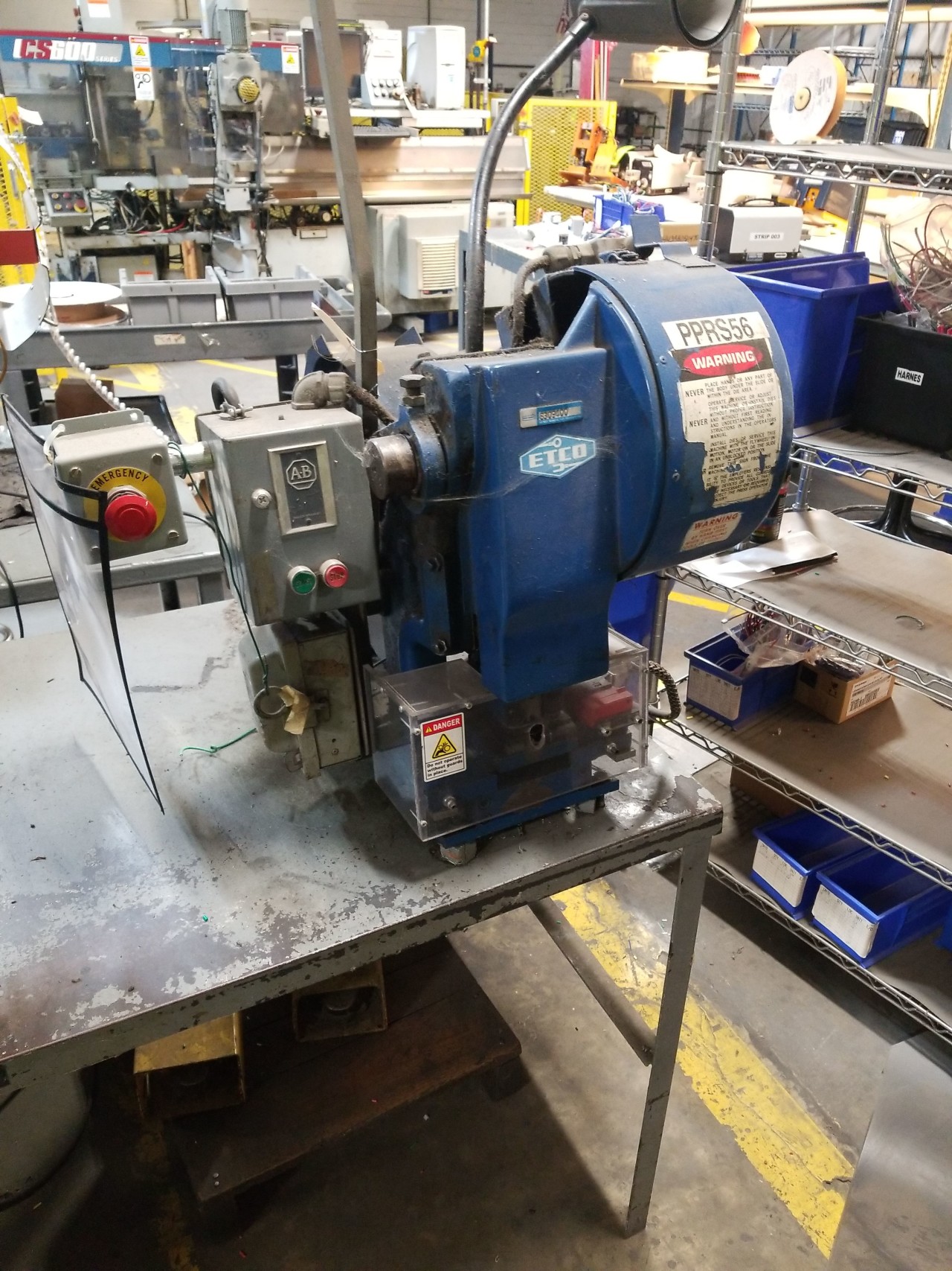 Perkins Machine Model JR Punch Press 3 Ton For Sale | Aucto