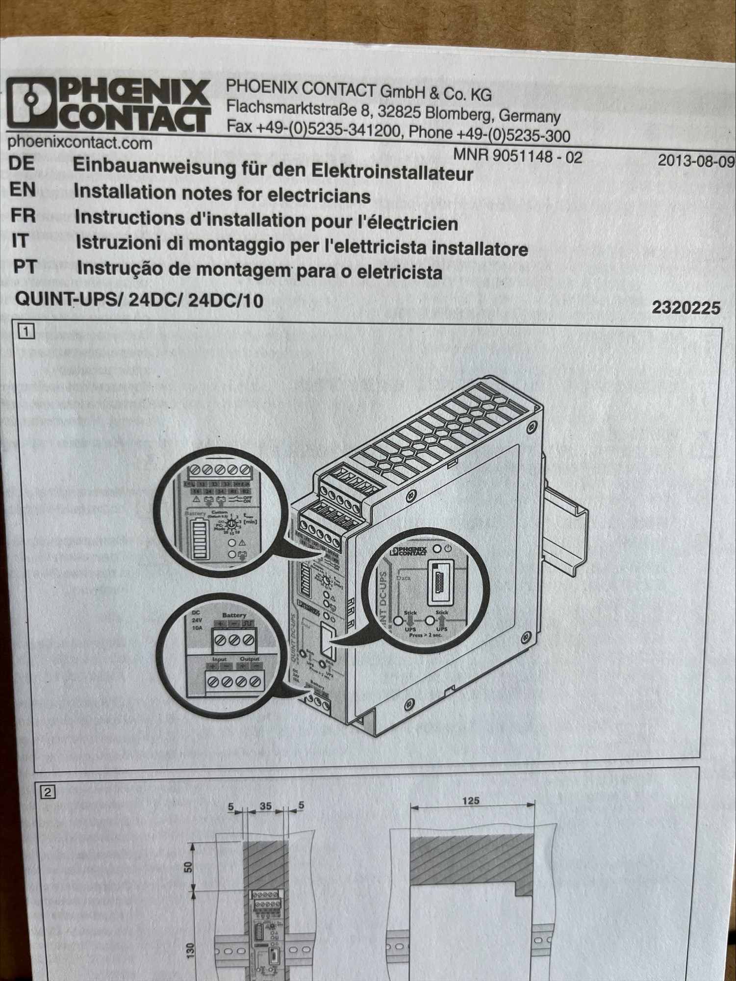 Bulk Lot of Phoenix Contact UPS QTY 12