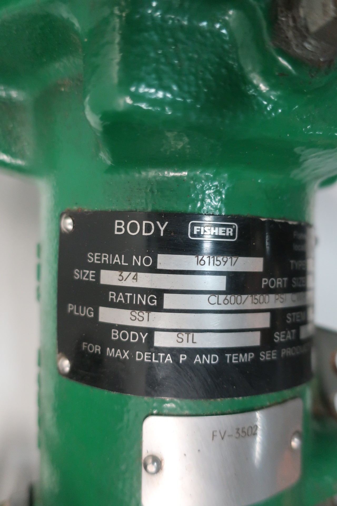 FISHER EZ PNEUMATIC 667 600 STEEL THREADED DVC5010 3/4IN NPT CONTROL ...