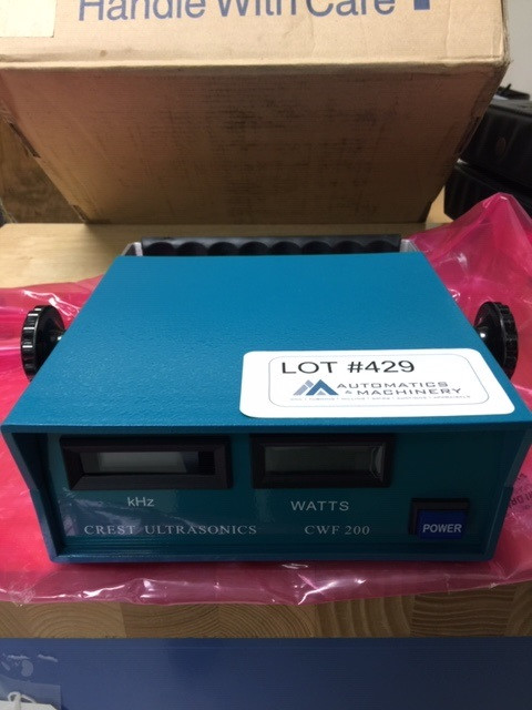 Crest Ultrasonics CWF 200 Frequency Meter For Sale | Aucto