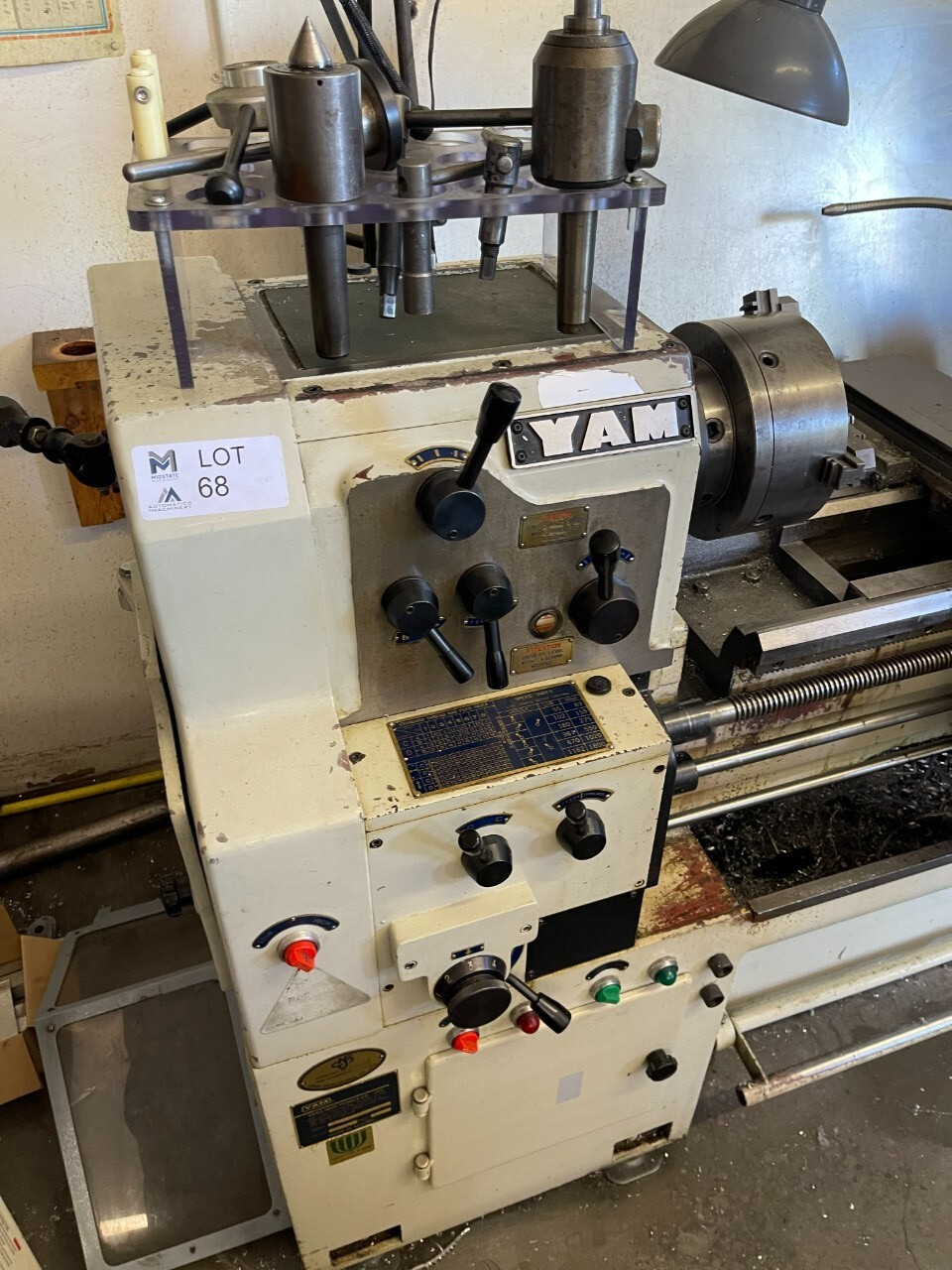 Yam 1000G 14"x40" Engine Lathe For Sale | Aucto