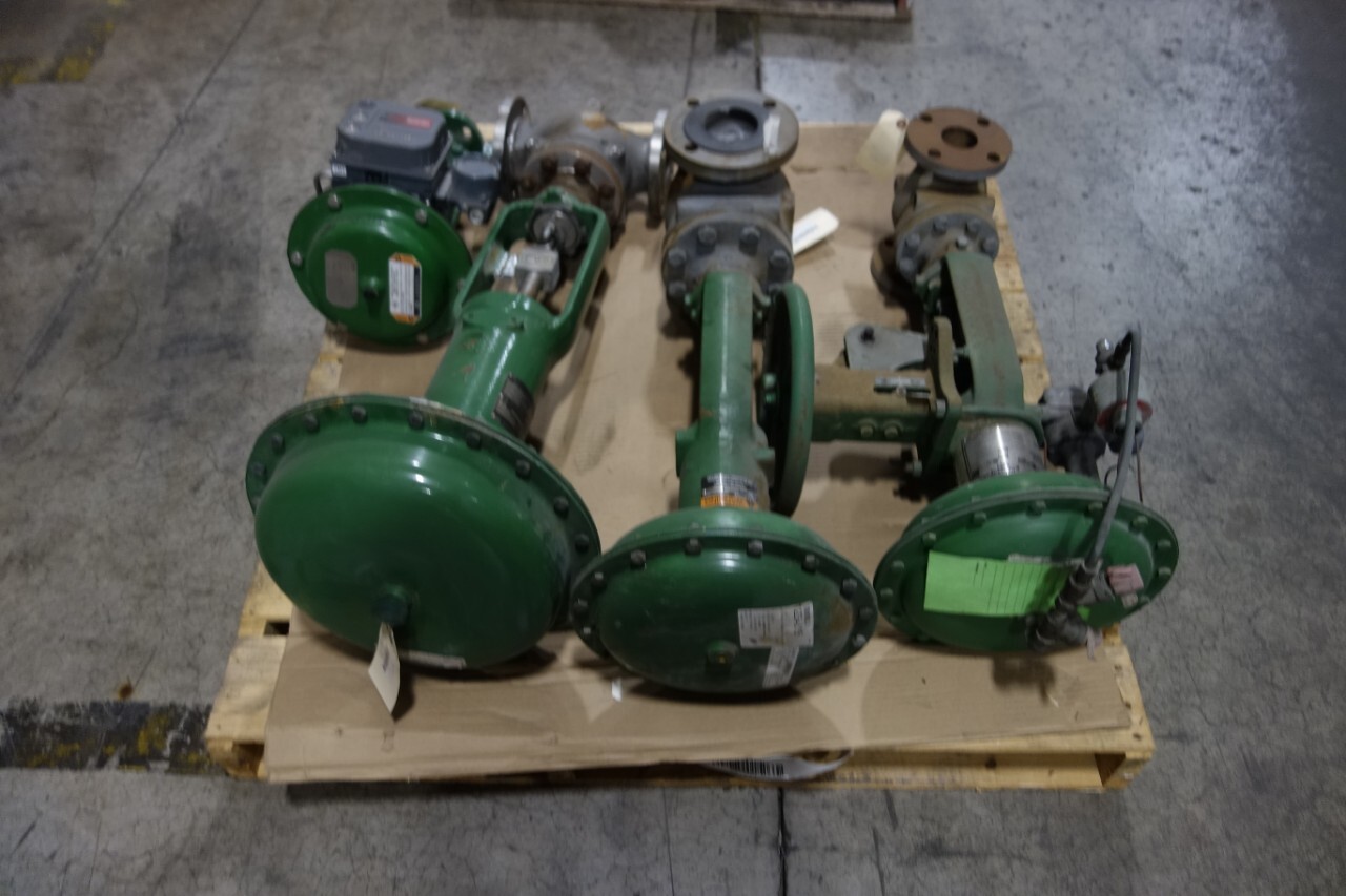 LOT OF ASSORTED FISHER CONTROL VALVES For Sale | Aucto