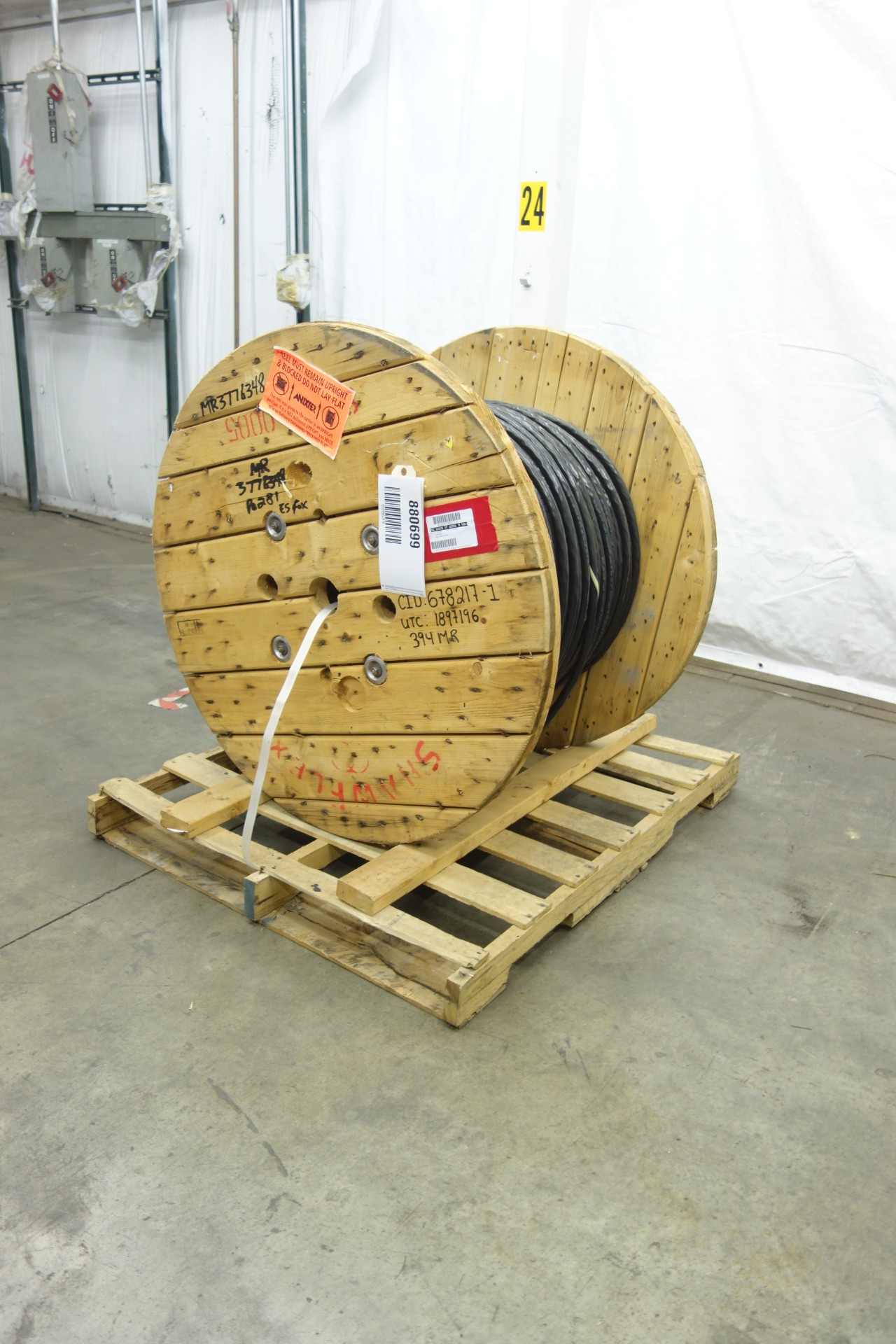 SPOOL OF 4B021M160710008 SHAWCOR COATED DIRECT BURIAL CABLE WIRE For ...