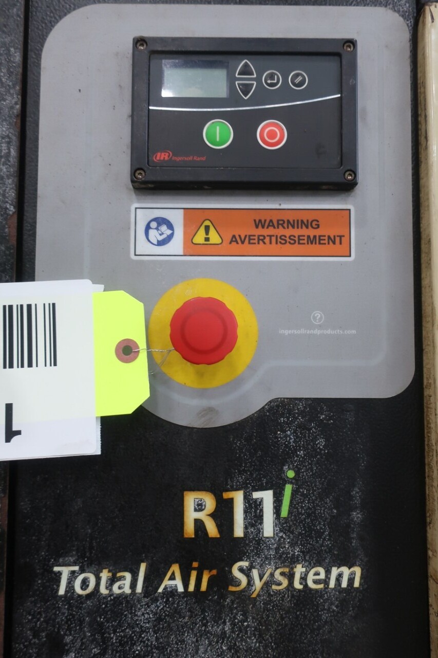 INGERSOLL RAND R11i-A135 TAS ROTARY SCREW AIR COMPRESSOR For Sale | Aucto