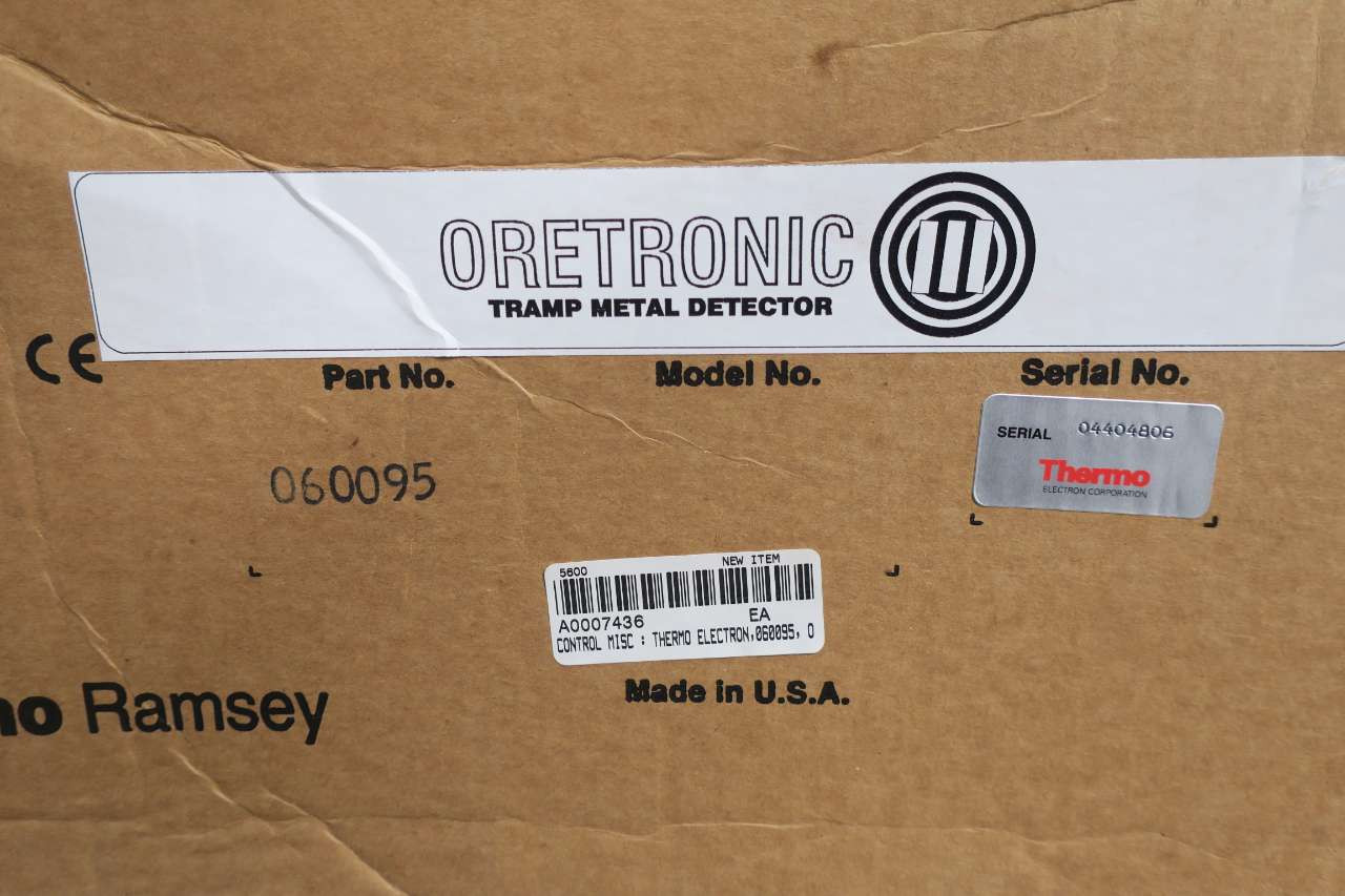 THERMO RAMSEY 060095 ORETRONIC III TRAMP METAL DETECTOR 115/230V-AC ...