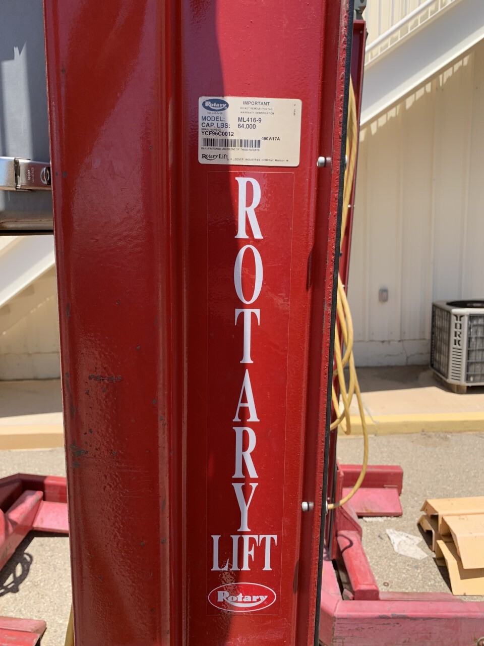 Rotary Lift four post mobile column lift and jack stands