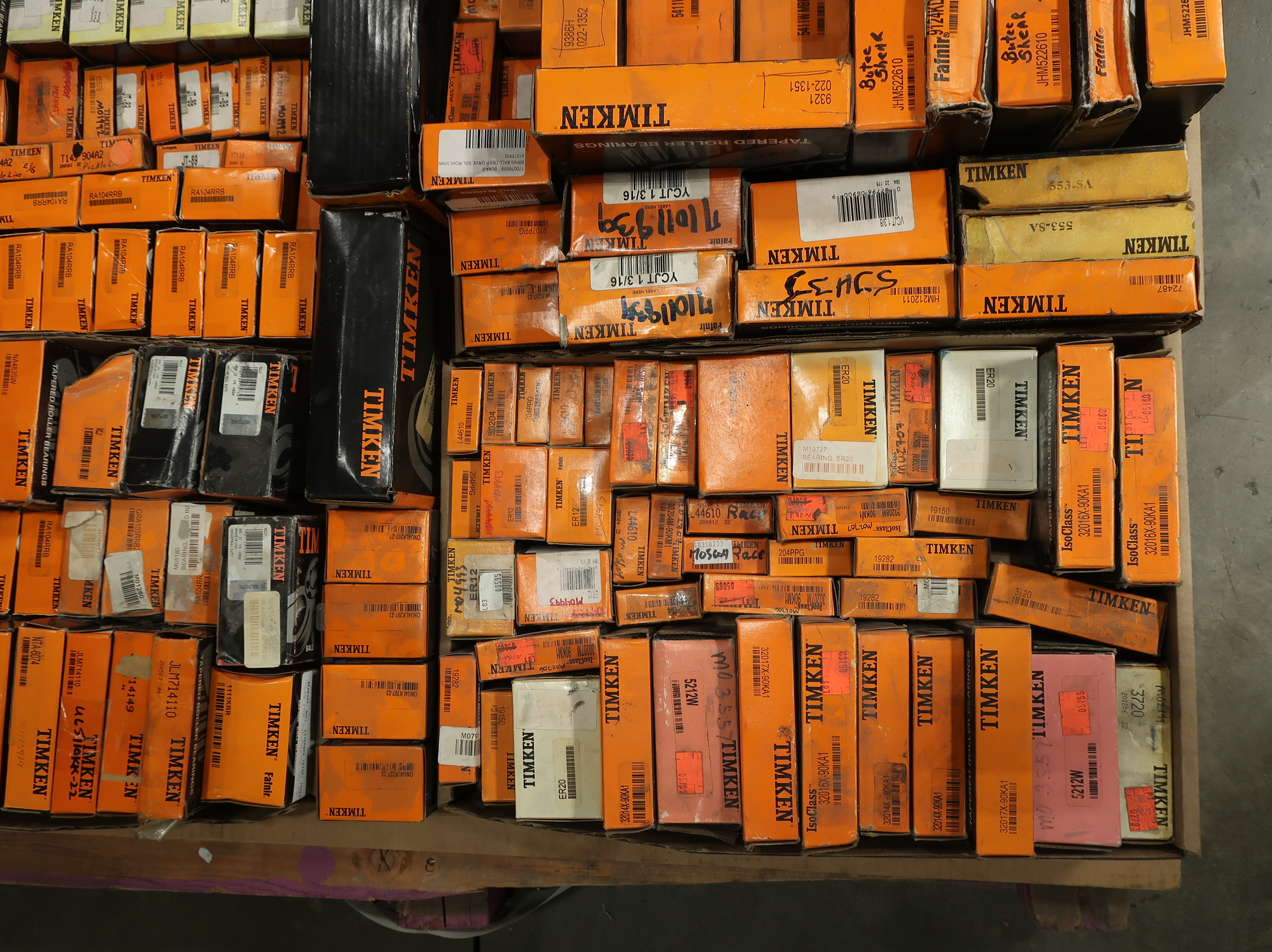 SKU 1739362 -PALLET OF ASSORTED TIMKEN BEARINGS, BALL, ROLLER ...