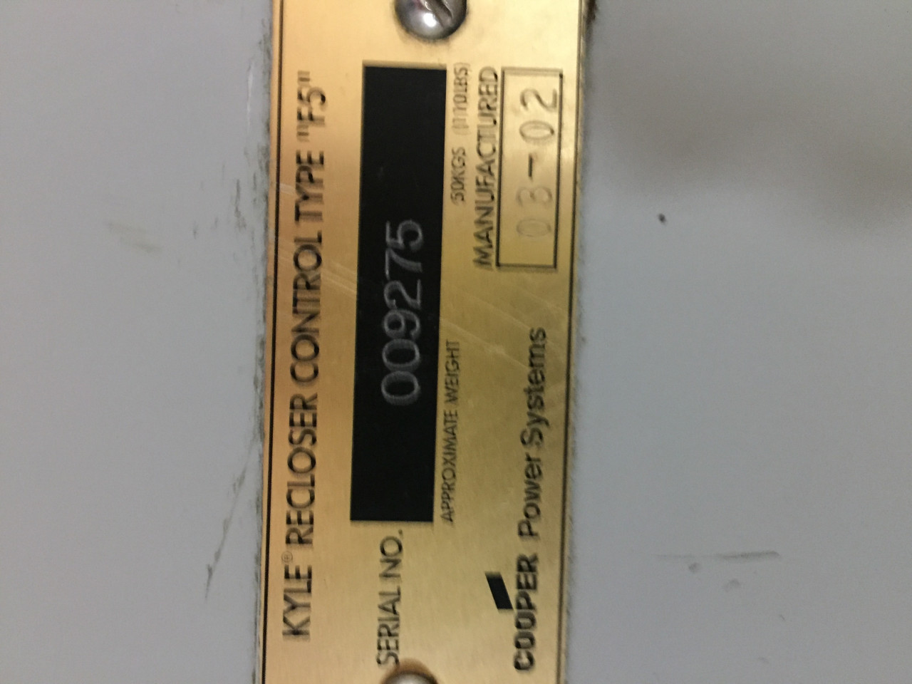 Kyle Recloser Control Type F5