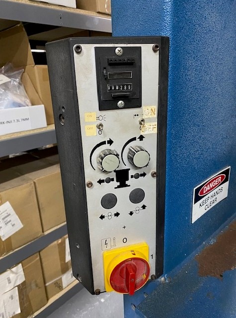 2002 Hudson Machinery HSP588/3 Beam Press with Movable Trolley For Sale ...