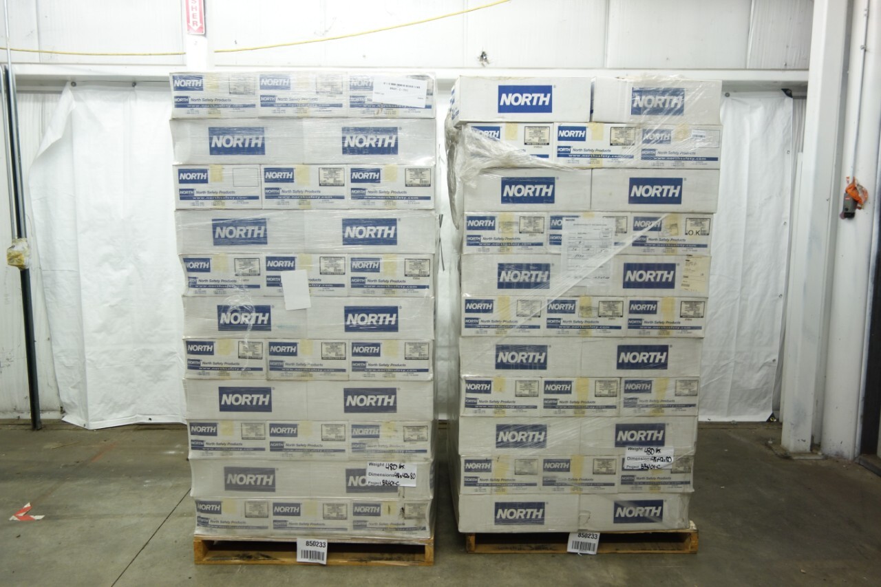 2 PALLETS OF NORTH 4200M RESPIRATORY PROTECTION