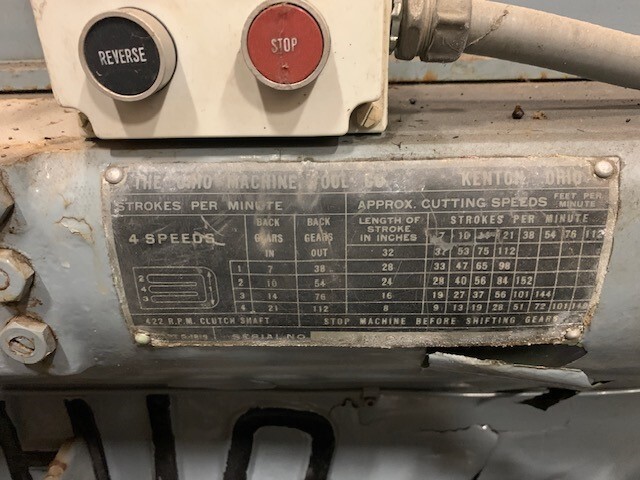Ohio Machine Tool Co Lathe For Sale | Aucto