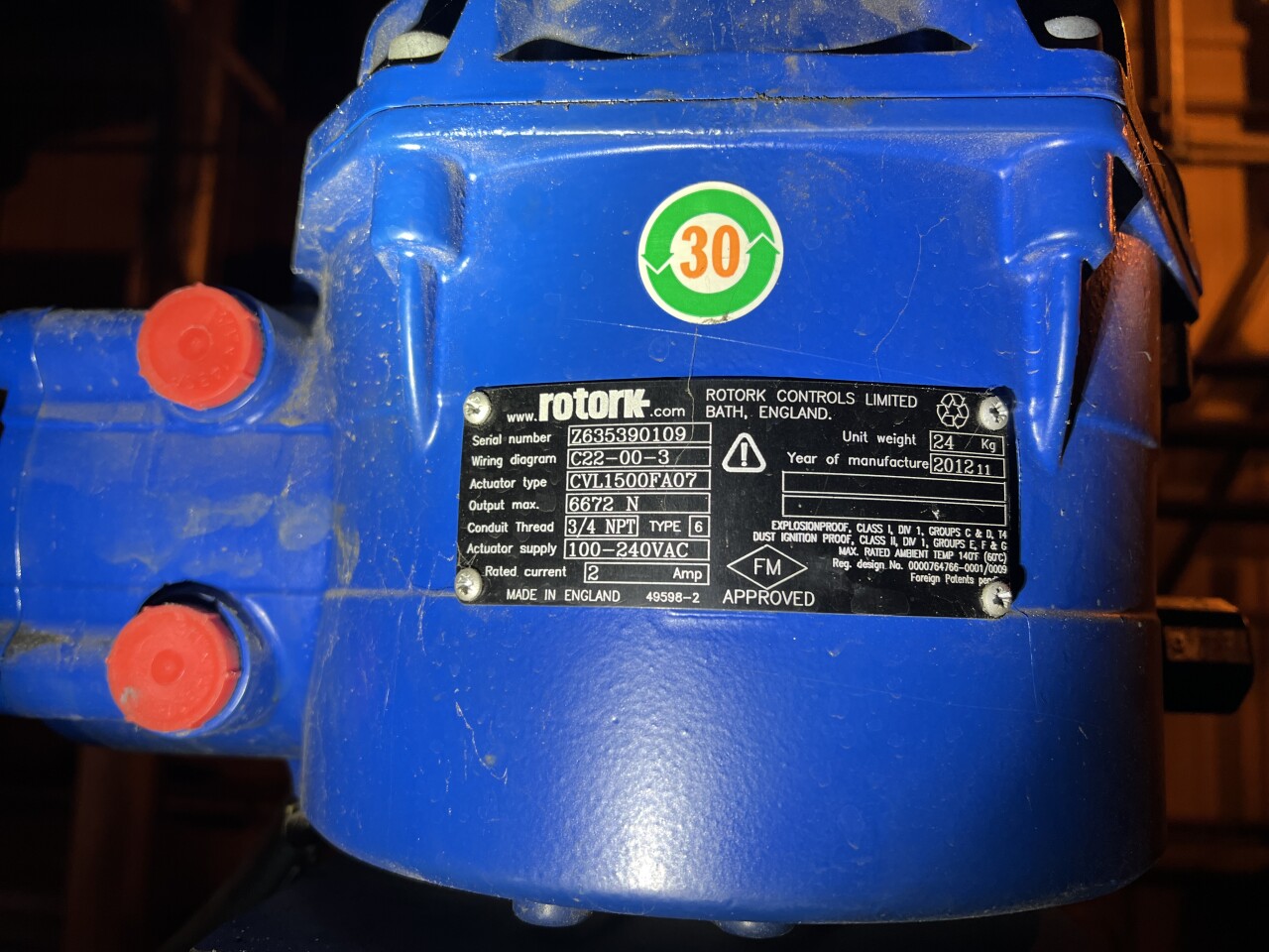 3x Rotork electric valve actuators For Sale | Aucto