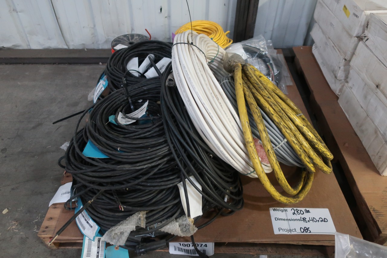 3 PALLETS OF ASSORTED CORDSET CABLES For Sale | Aucto
