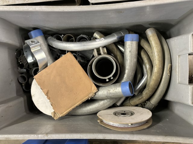 BULK LOT OF ELECTRICAL FITTINGS, RESISTORS, DANFOSS VFD, PVC FLEX ...