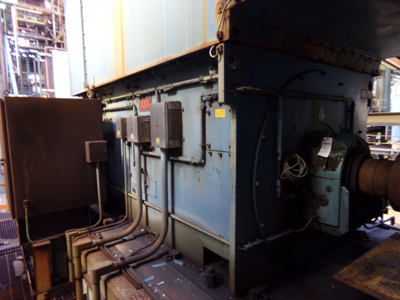 2008 ABB AMC 800M8A BSFV 3 PHASE INDUCTION MOTOR