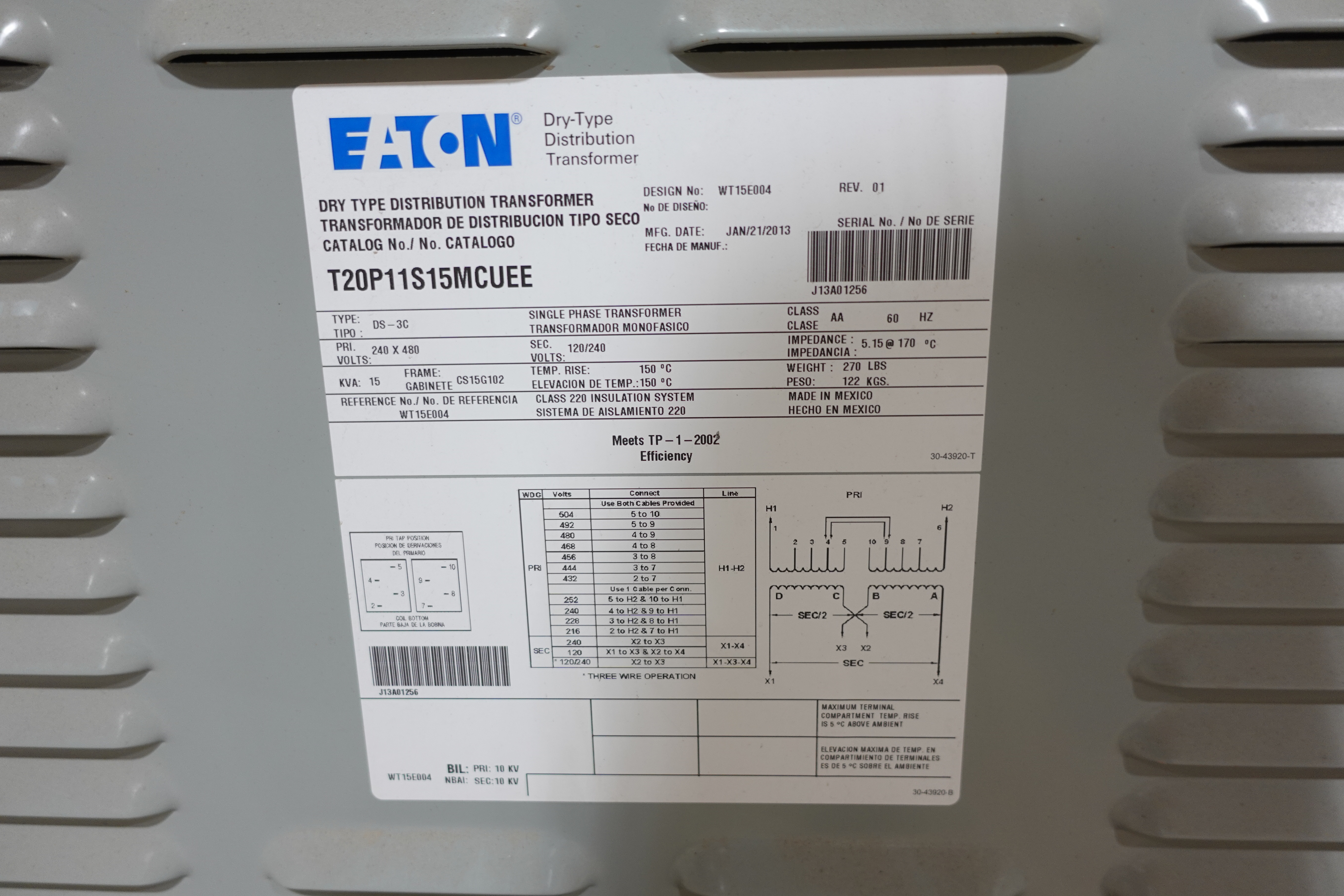 2013 EATON POW-R-LINE SWITCHBOARD, 120/240V, 1 PH, 3 W For Sale | Aucto