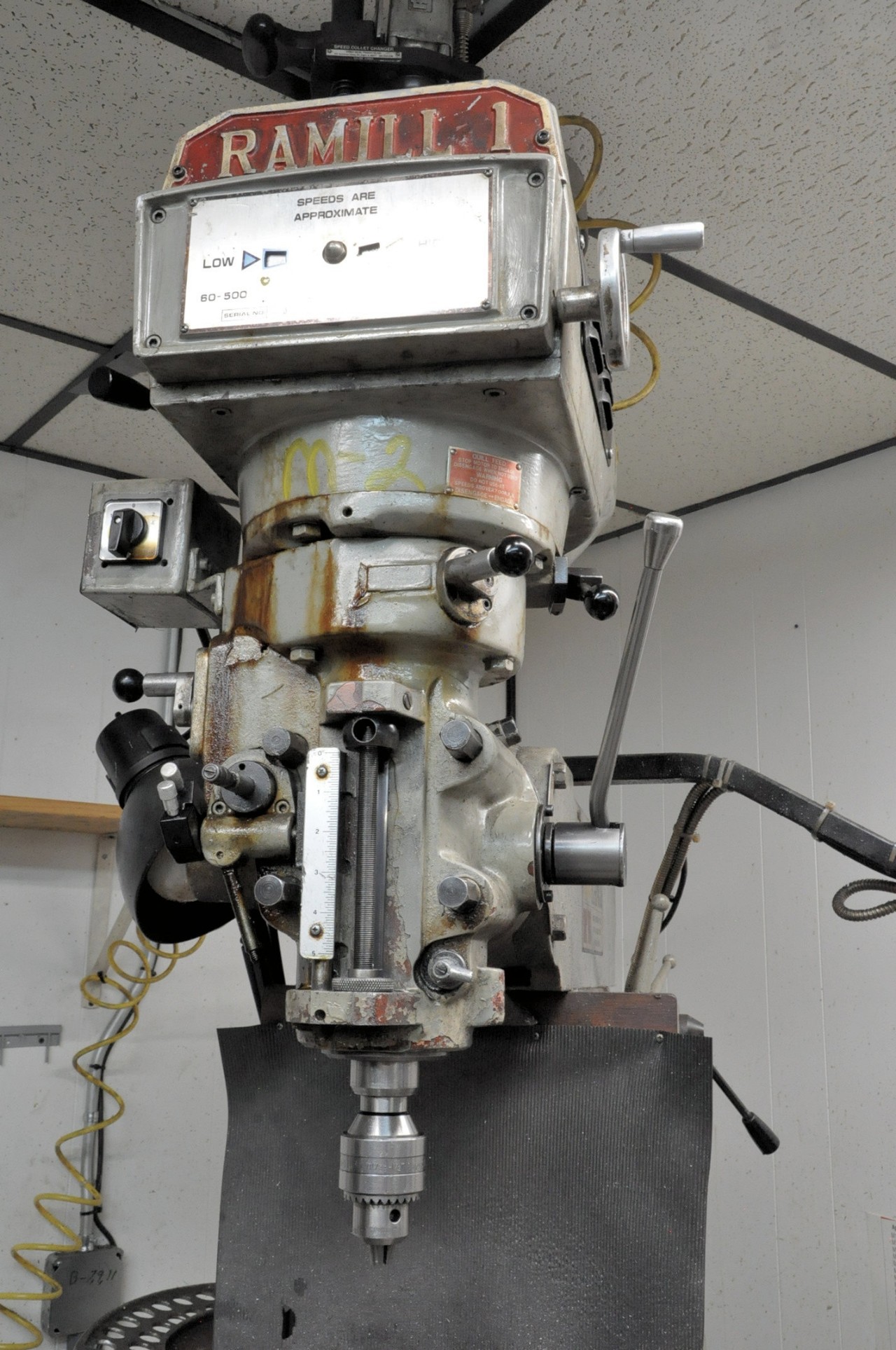 Ramill Model 1, 3-HP Variable Speed Vertical Milling Machine, S/n 60782 ...