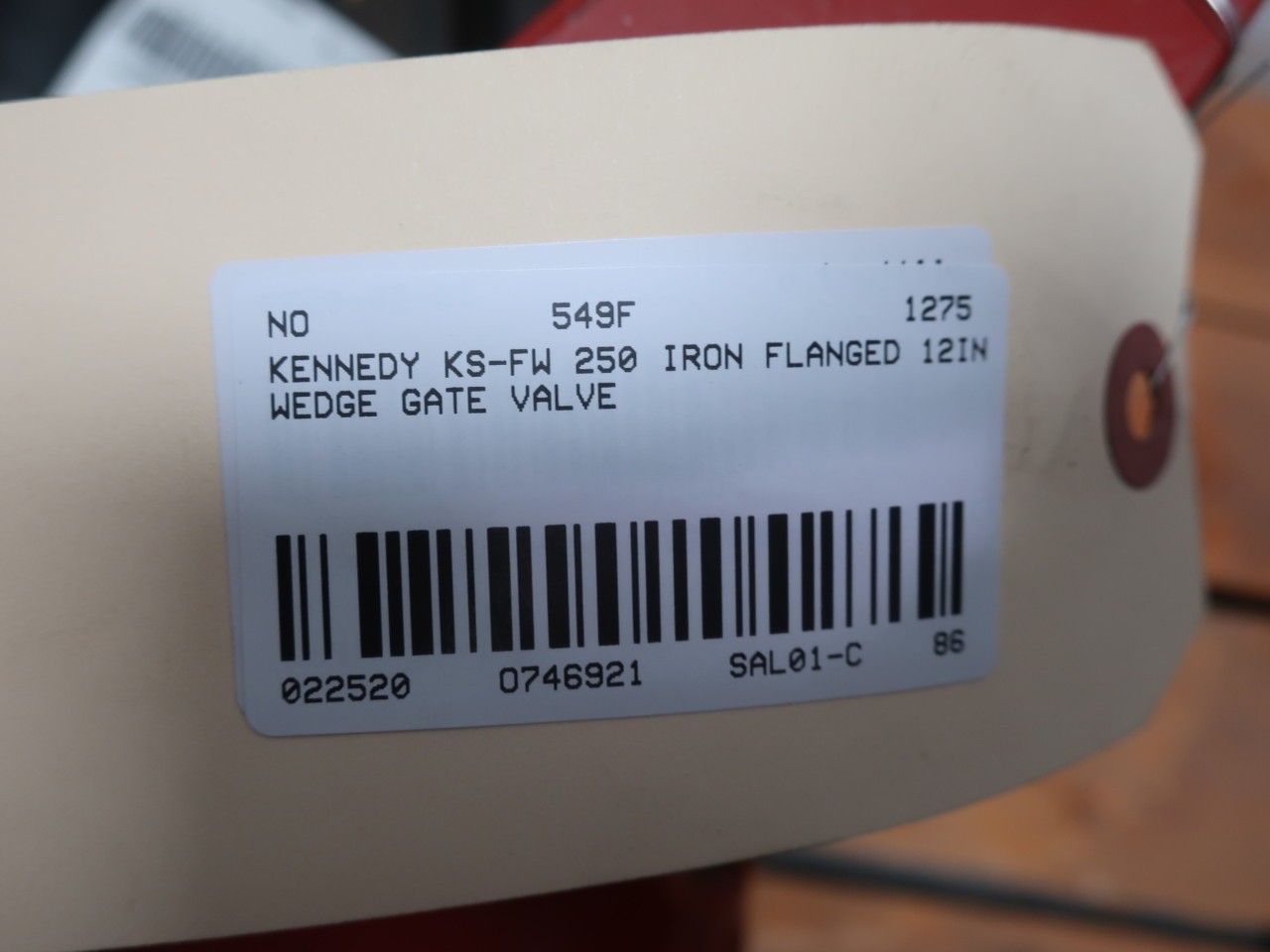 KENNEDY KS-FW 250 IRON 12IN MJ FITTING WEDGE GATE VALVE