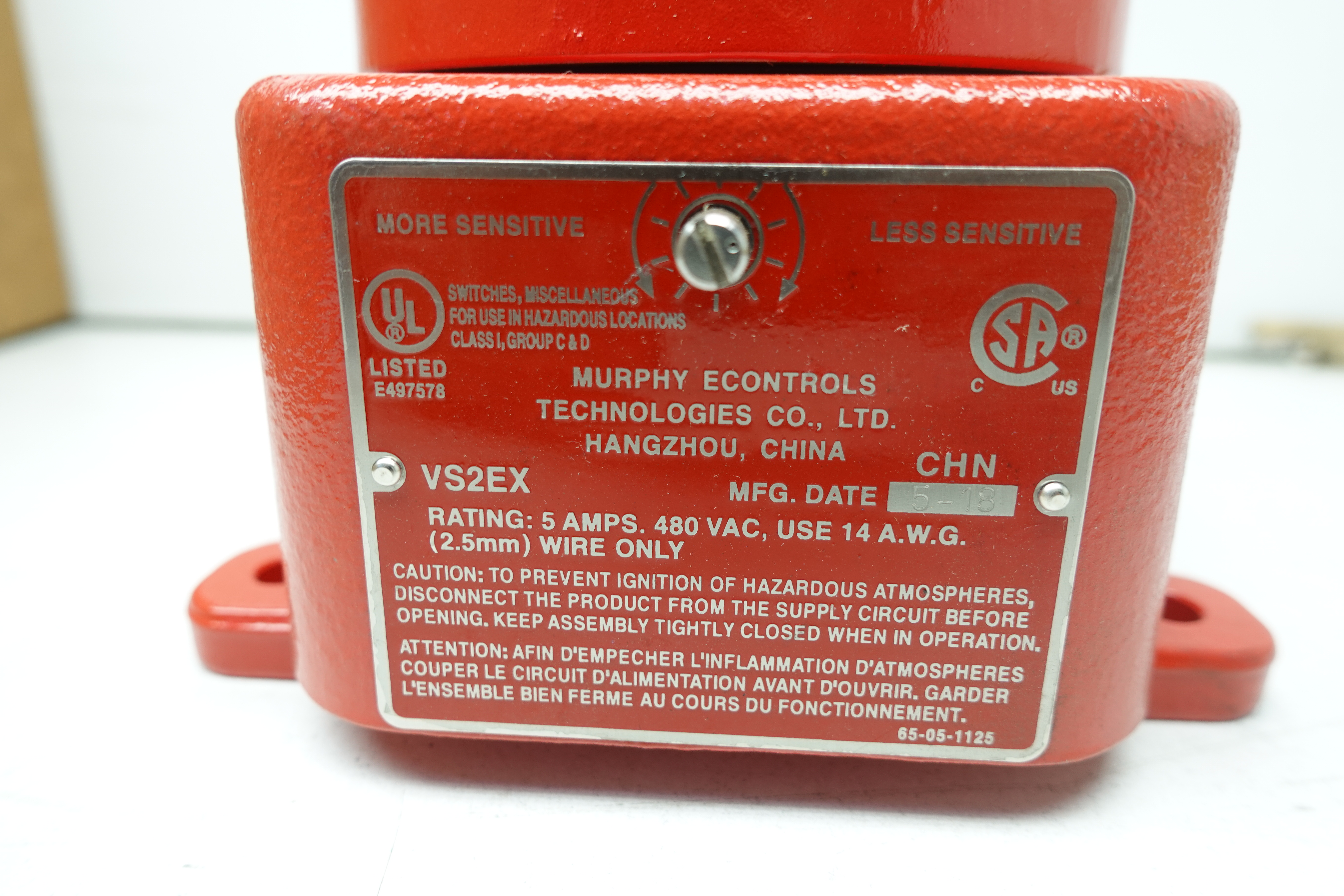 LOT OF 8 FW MURPHY VS2EX SHOCK/VIBRATION SWITCHES For Sale | Aucto