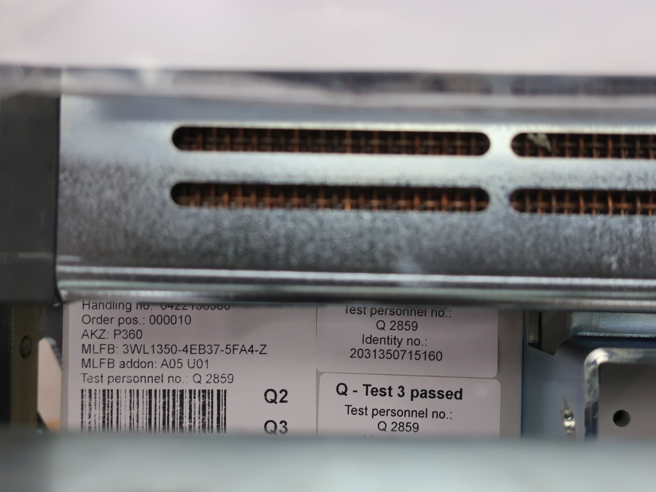 SIEMENS 3WL1350-4EB35-5FA4 CUBICLEBUS WL III 5000 H 5000A AMP 1000V-AC ...