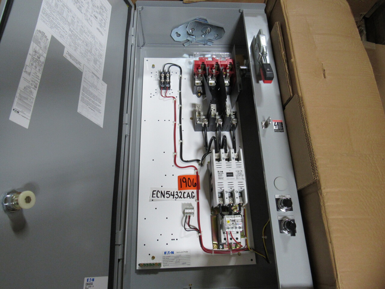 Eaton Panel w/ Fused Disconnect For Sale | Aucto