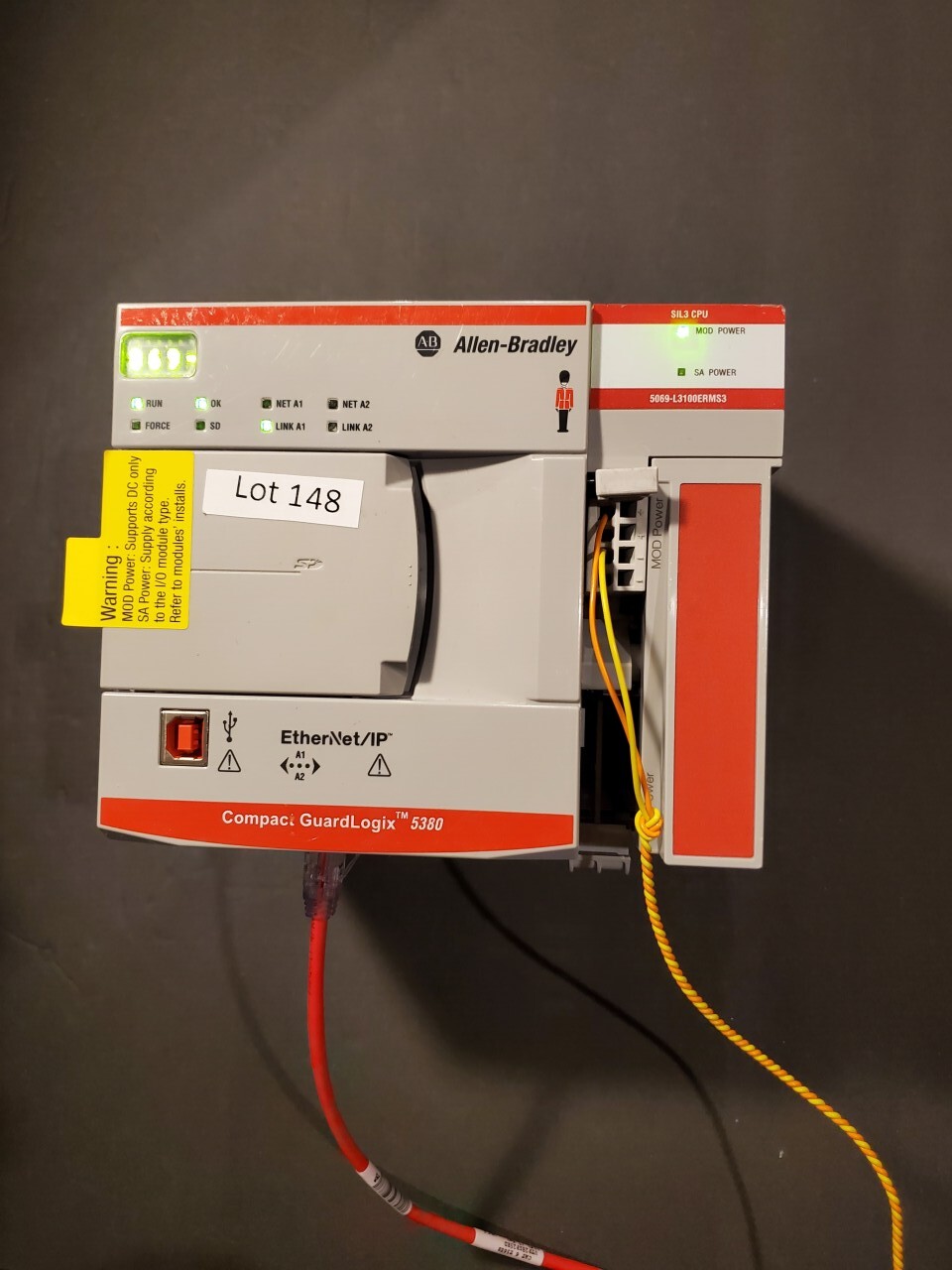 Allen Bradley CompactLogix 5069-L3100ERMS3