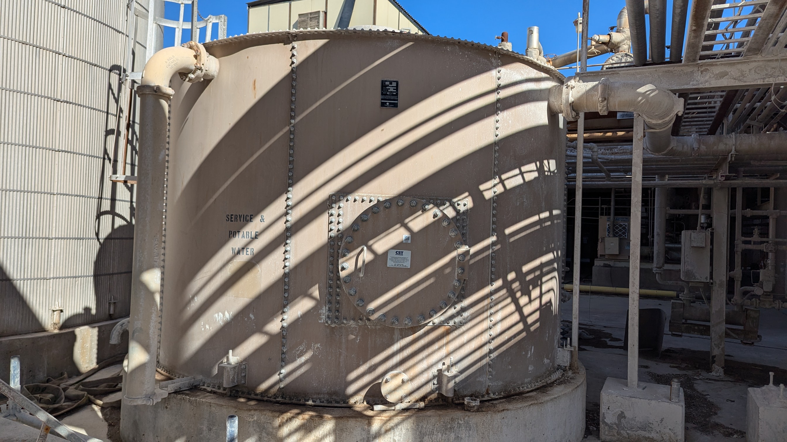 PEABODY TECTANK BOLTED WATER STARAGE TANK 7200 GALLONS For Sale | Aucto