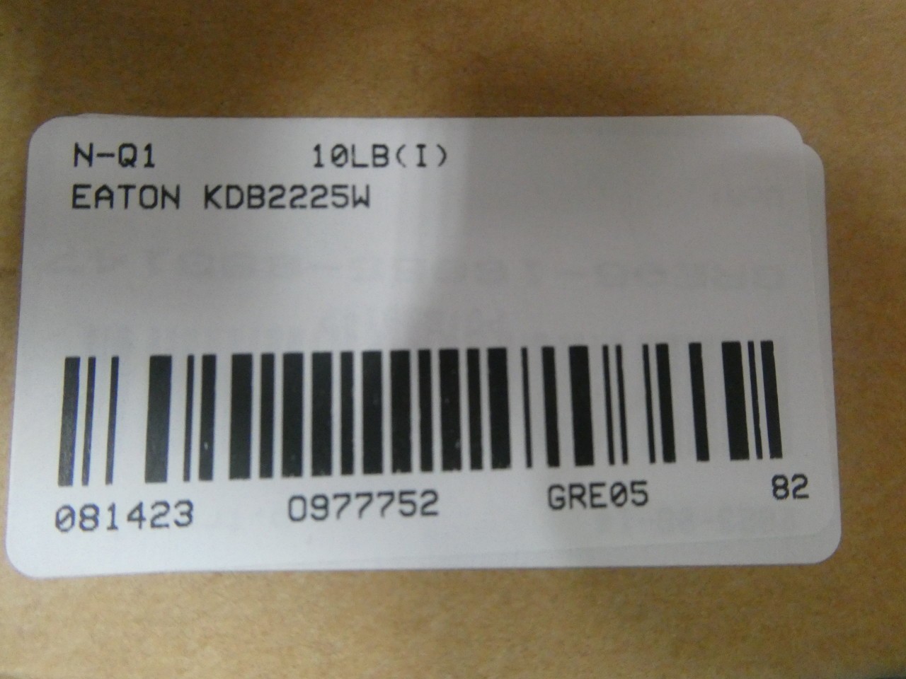 EATON KDB2225W 2P 225A AMP 600V-AC 250V-DC MOLDED CASE CIRCUIT BREAKER ...