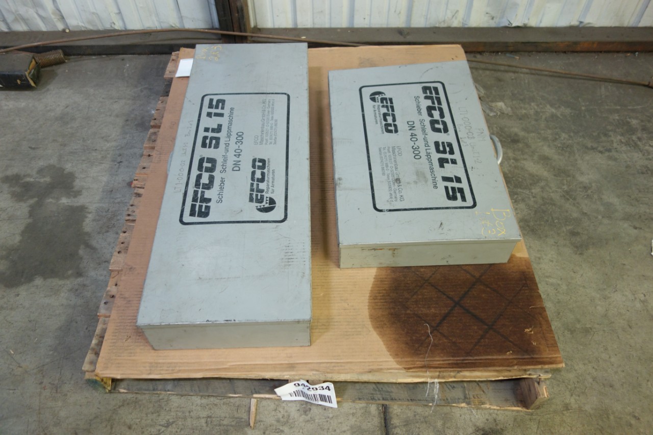 EFCO SL-15 PORTABLE GRINDING AND LAPPING MACHINE For Sale | Aucto