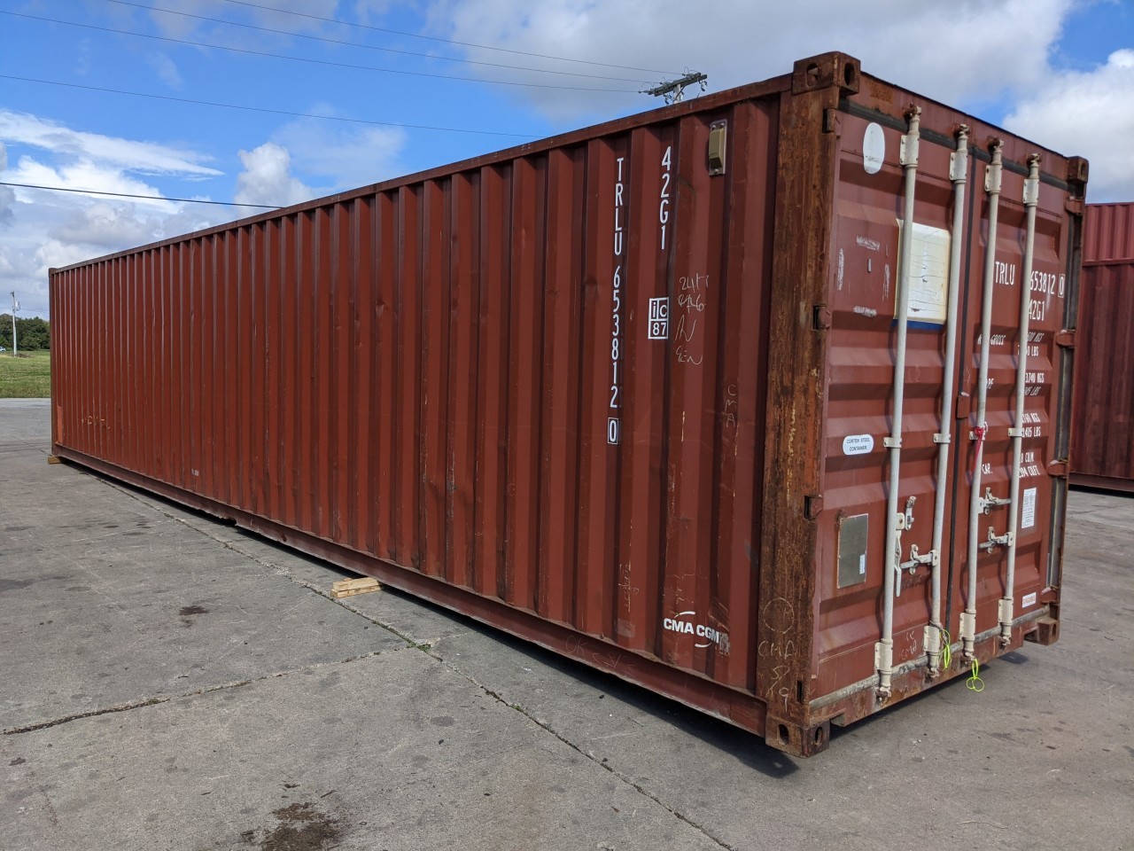 TAL 40FT STANDARD CUBE SHIPPING CONTAINER For Sale | Aucto