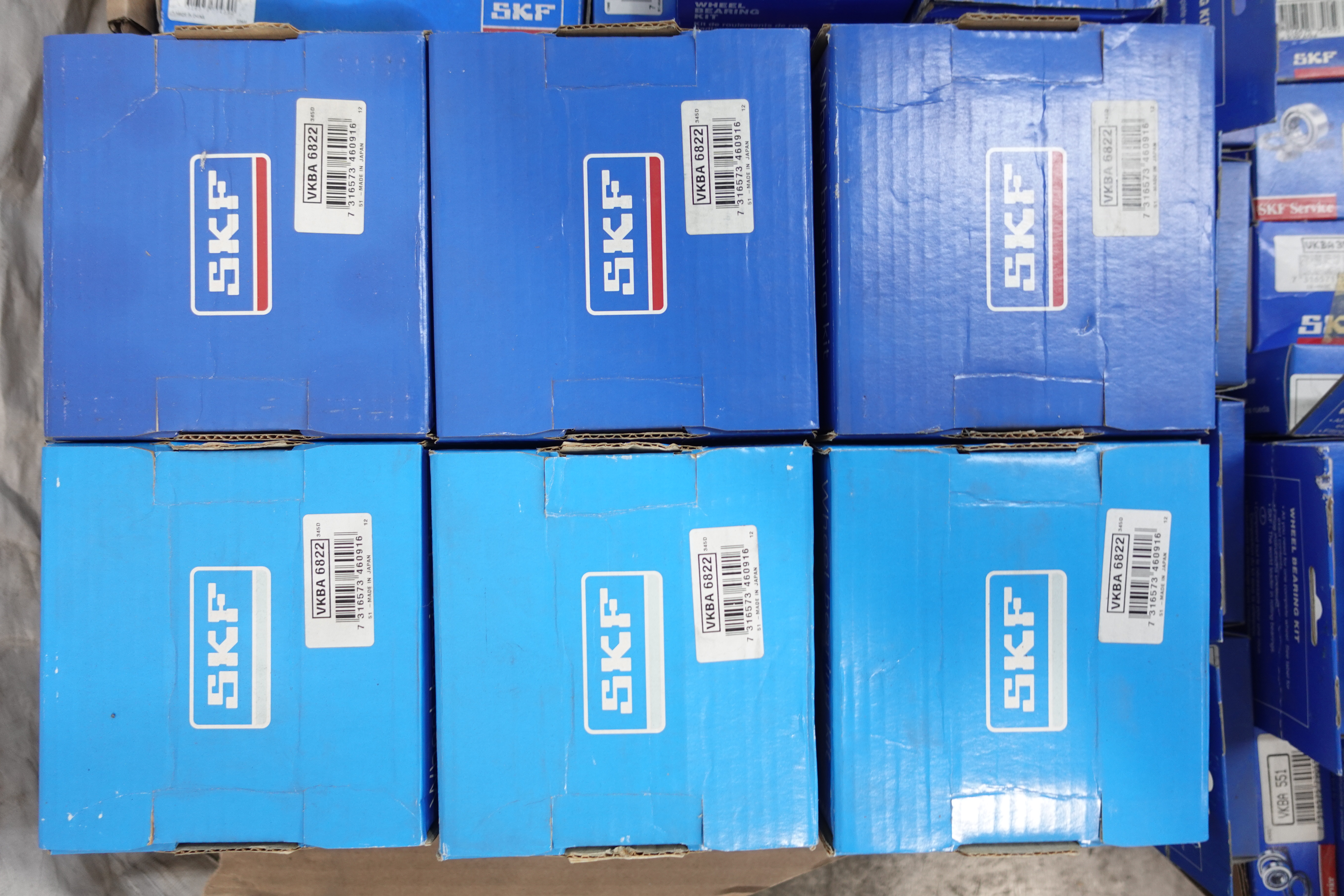 2 PALLETS OF ASSORTED SKF WHEEL BEARING KITS For Sale | Aucto