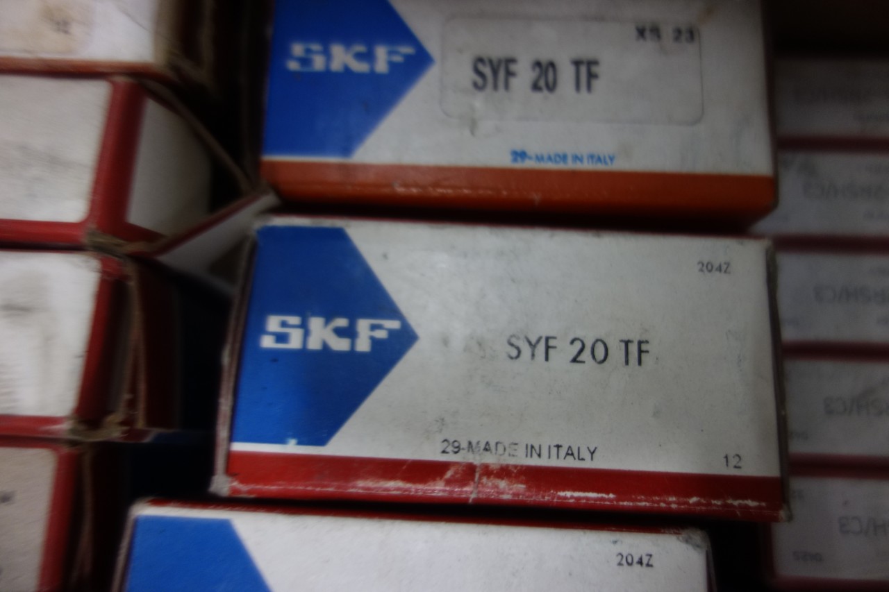 SKU 1068440 - TWO TOTES OF ASSORTED SKF BEARINGS