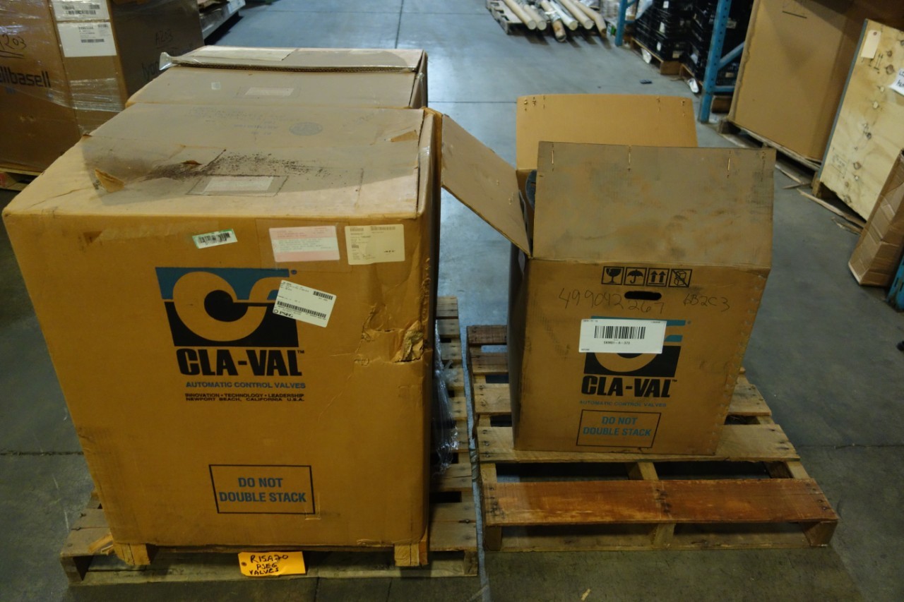LOT OF 2 ASSORTED CLA-VAL SURGE PRESSURE RELIEF VALVES & PARTS