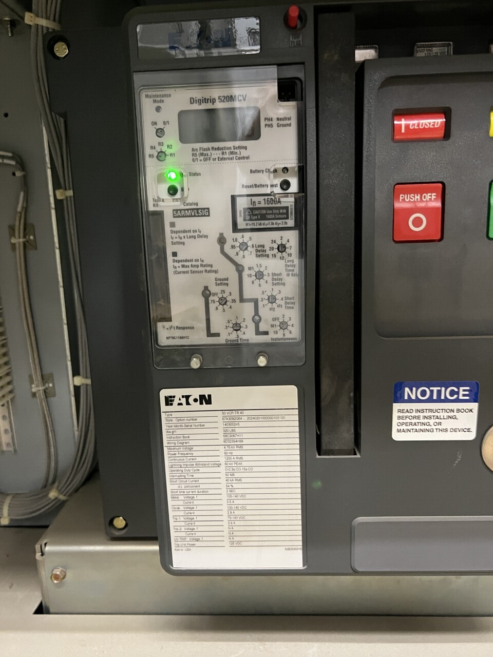 Eaton VCP Vacuum Breaker & Switchgear For Sale | Aucto