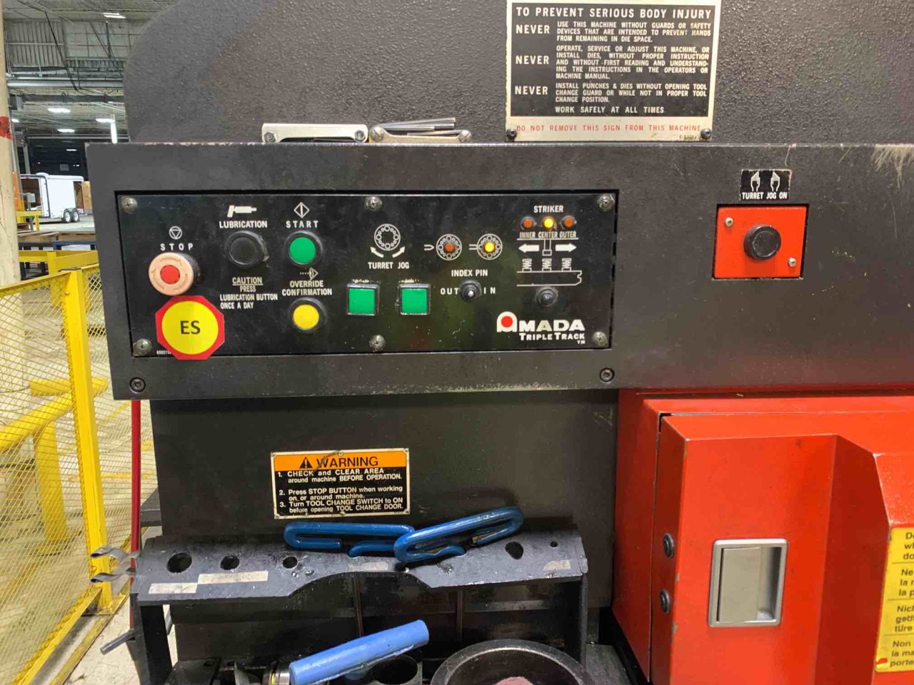 Amada PEGA-357 305072 CNC Turret Punch Press with Amadan-04P-C Controller